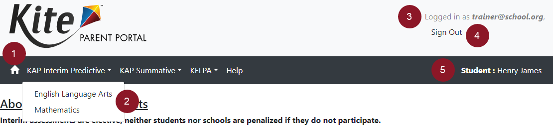 Navigating Kite Parent Portal | Kansas Assessment Program